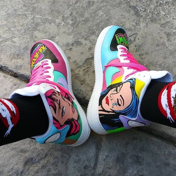 Sneaky Sneakers Art-Level Custom Sneakers